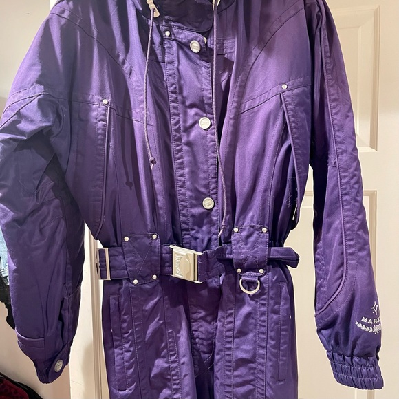 Marker | Jackets & Coats | Vintage Marker Full Body Belted Ski Suit ...